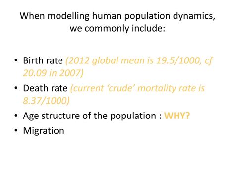 Lets Review What Are The Four Factors That Affect Populations Ppt