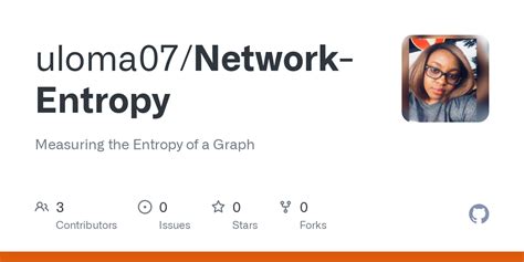 GitHub Uloma Network Entropy Measuring The Entropy Of A Graph