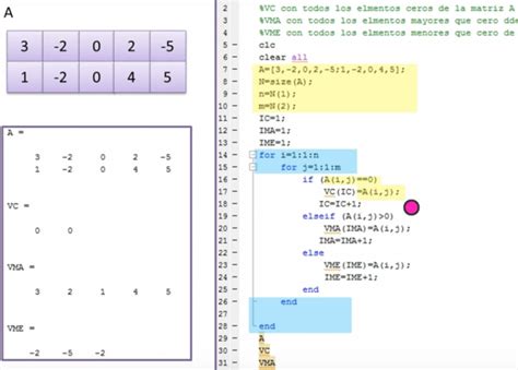 Básicas suma resta multiplicación y división MATLAB