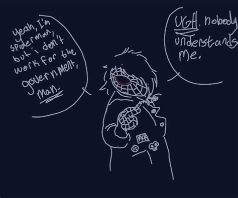 Emo Spiderman Drawception