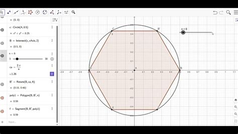 Geogebra Tutorial How To Draw Regular Polygon In A Circle Kerala Syllabus Class 9 Circle