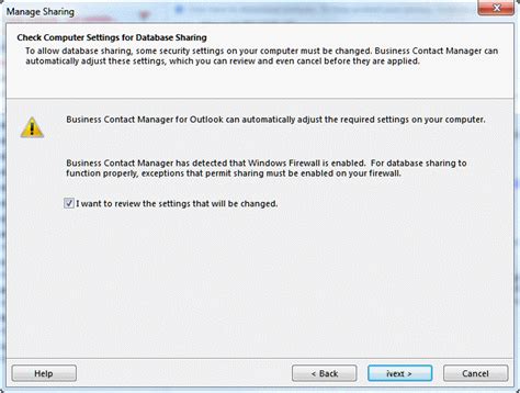 How To Configure Firewalls To Share BCM