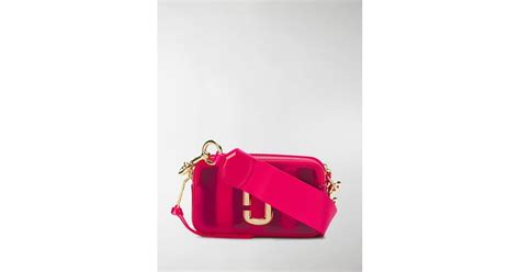 Marc Jacobs Jelly Glitter Snapshot Camera Bag In Pink Lyst