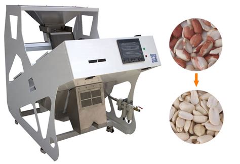 Professional Peanut Color Sorter Peeling Peanuts Color Sorting Machine