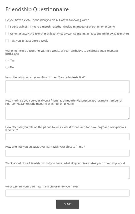 Interior Design Survey Examples