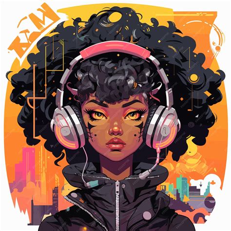 Premium Vector Cute Black Girl