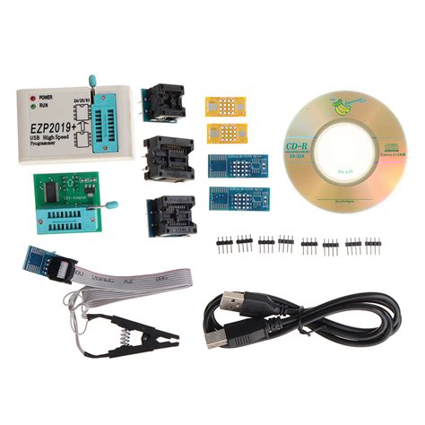 Ezp2019 High Speed Usb Spi Programmer Support24 25 93 Eeprom 25 Flash Bios Chip7 Adapters