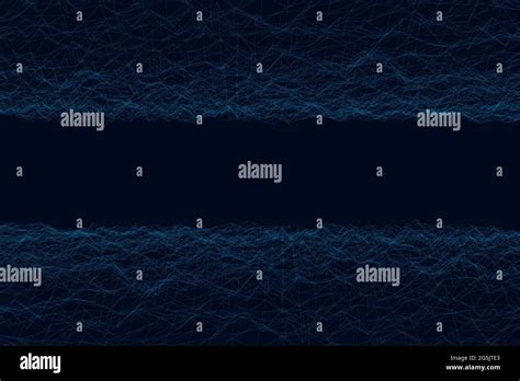Abstract Background With Wireframe Irregularities Noise From Blue