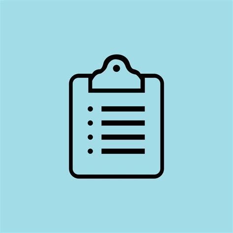 Clipboard With Bullet Points List Icon For Organizing Tasks 63134674