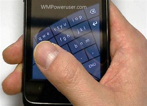 Microsoft Reportedly Testing Curved Windows Phone Onscreen Keyboard Windows Phone Keyboard