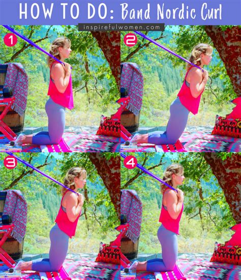 Band Nordic Hamstring Curl Inspireful Women