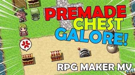 artstation premade chest galore rpg maker mv event template game