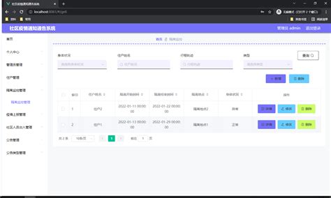 Ssm基于bs的社区疫情通知通告系统的设计与实现bs架构的消息通知 Csdn博客