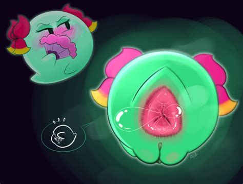 Rule 34 1girls Anus Blush Blush Lines Blushing Boo Mario Dripping