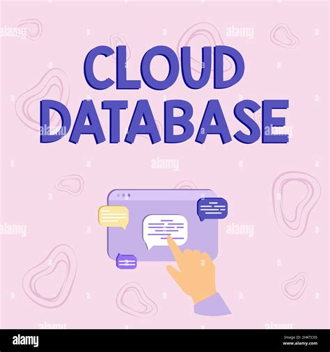 Writing Displaying Text Cloud Database Business Concept Optimized Or Built For A Virtualized