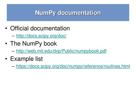 Ppt Python Crash Course Numpy Powerpoint Presentation Free Download