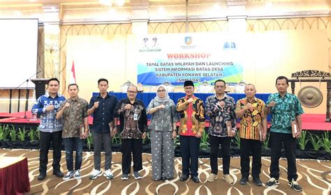 Pemda Konsel Gelar Workshop Tapal Batas Dan Launching Simbada