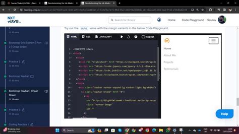 Saurav Thakur On Linkedin 30daysofcodechallenge Nxtwave Ccbp Htmlcssjavascript Bootstrap