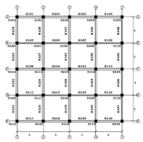Layout Of RC Framed Building Download Scientific Diagram