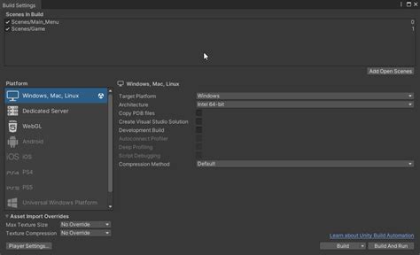 How To Build And Test Your Unity Game By Jay Barnes Medium