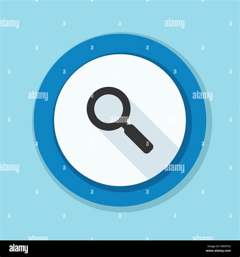 Search Magnify Glass Button Illustration Stock Vector Image And Art Alamy