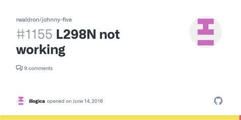 L298n Not Working · Issue 1155 · Rwaldronjohnny Five · Github