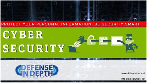 Cybersecurity Staysecure Didsolutions Dataprotection Defense In Depth Solutions