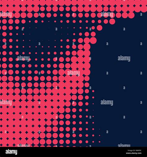 Abstract Vector Halftone Dot Pattern Background Stock Vector Image And Art Alamy