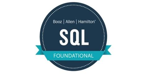 timothy lewis on linkedin sql foundational was issued by booz allen hamilton to timothy lewis
