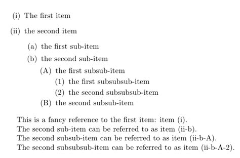 Formatting Format Reference To Items In Nested List With Cleveref