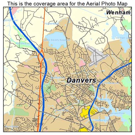 Map Of Danvers Massachusetts