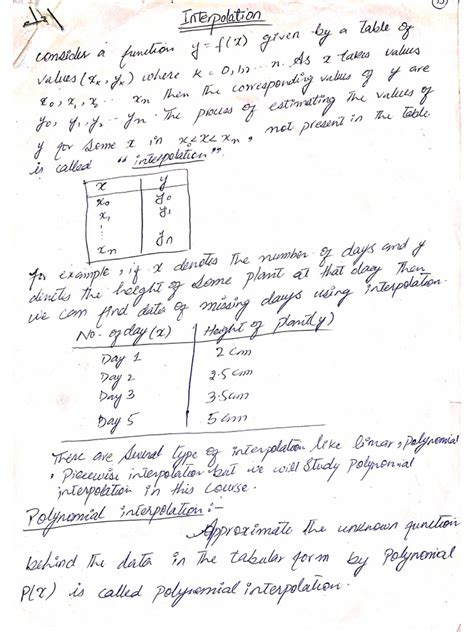 Interpolation Integration 1 Pdf