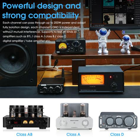 Douk Audio Vu102 2 Zone Amplifier Speaker Selector Box W Vu Meter Audio Switcher Ebay