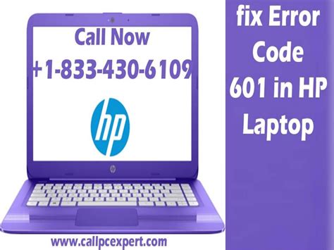 How To Fix Error Code 601 In Hp Laptops By Mail Pro1025 Issuu