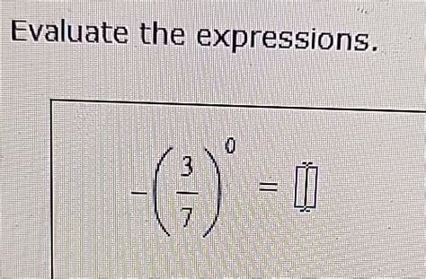 Solved Evaluate The Expressions Chegg Com