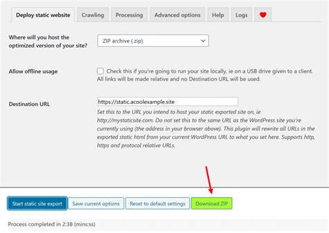 a guide how to use wordpress static site generator