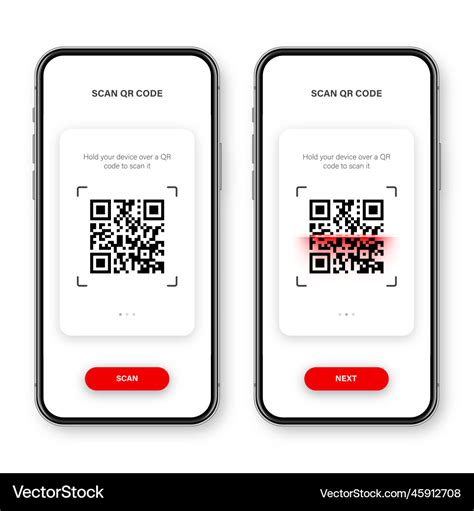 Qr Code Scanner Reader App For Smartphone Vector Image