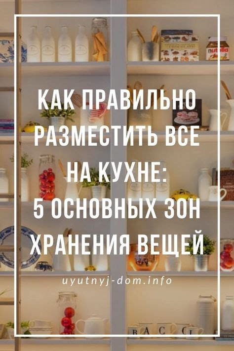 Как правильно разместить все на кухне 5 основных зон хранения вещей