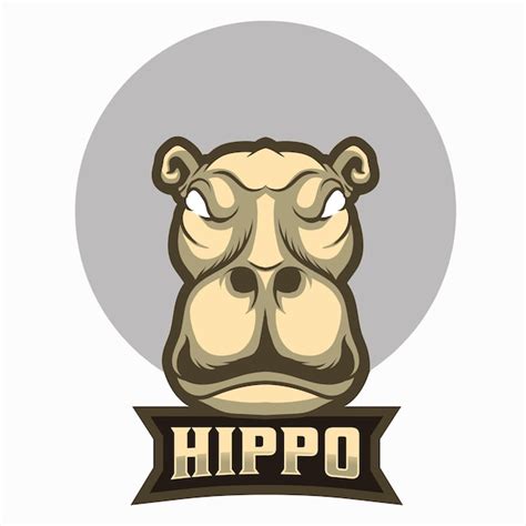 Premium Vector Premium Hippo Logo Mascot Vector Illustration