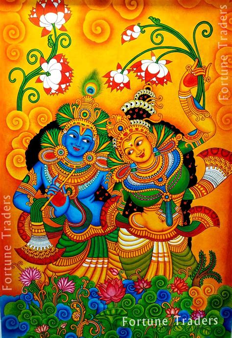 Printable Kerala Mural Painting Designs