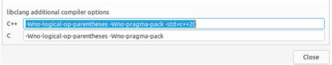 How To Let Theide Use Higher Version Clanggcc To Parse C Code In Stdc1720 · Issue 158