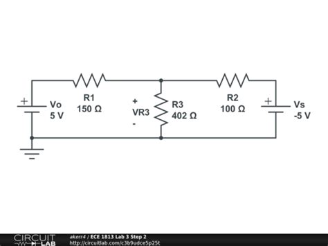 Ece 1813 Lab 3 Step 2 Circuitlab