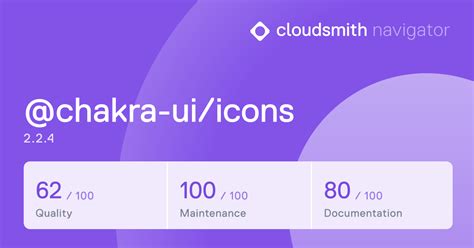 Chakra Ui Icons 2 2 4 Npm Package Quality Cloudsmith Navigator