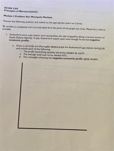 Solved ECON 2302 Principles Of Microeconomics Module 3 Chegg Com