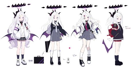 Backpacks School Uniform Concept Art Schoolgirl Hands In Pockets