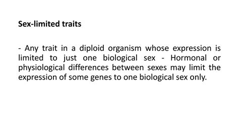 Topic Sex Linkage And Recombination Pptx