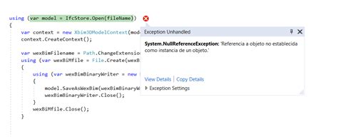 Ifcstore Open Error For Revit Ifc4 File · Issue 219 · Xbimteam