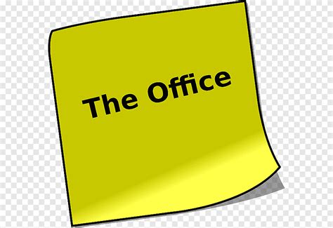 Post It Note Логотип Желтый Бренд пост желтый текст прямоугольник Png Pngegg