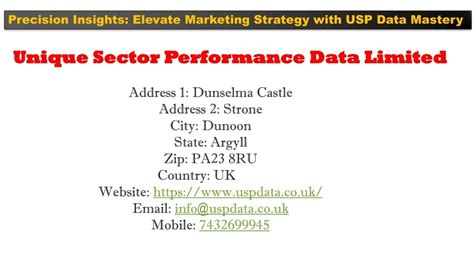 Ppt Precision Insights Elevate Marketing Strategy With Usp Data Mastery Powerpoint