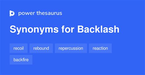 Backlash Synonyms 661 Similar Words And Phrases